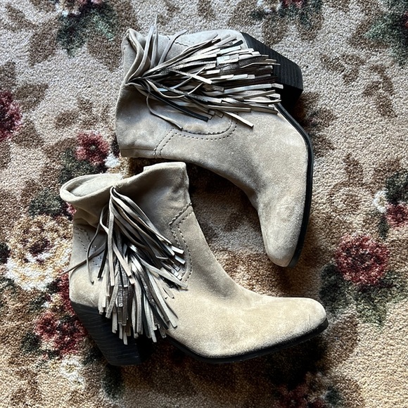 Sam Edelman | Shoes | Sam Edelman Gray Taupe Boot | Poshmark